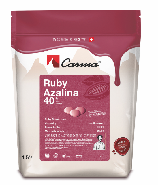 Carma Couverture Ruby Azalina 40% 200g Beutel | Backfieber